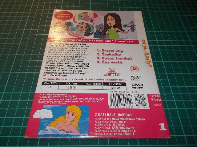 Co je Andy? (seriál) (DVD v pošetce) > varianta 1 DVD | PatShop.cz