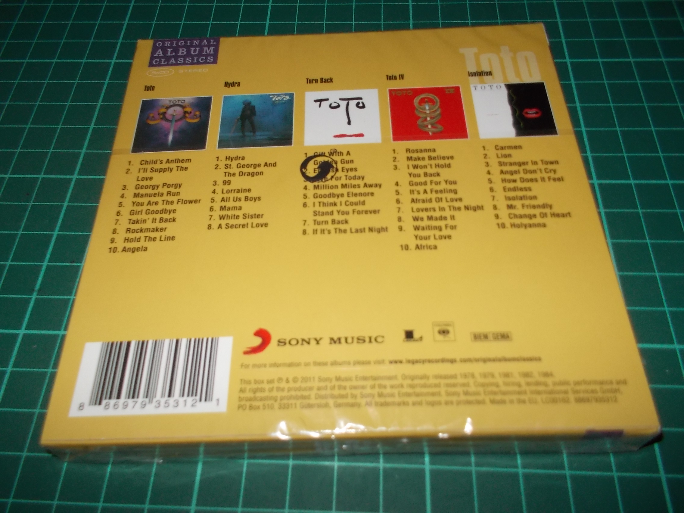 Toto - Original Album Classics (5 CD BOX) | PatShop.cz